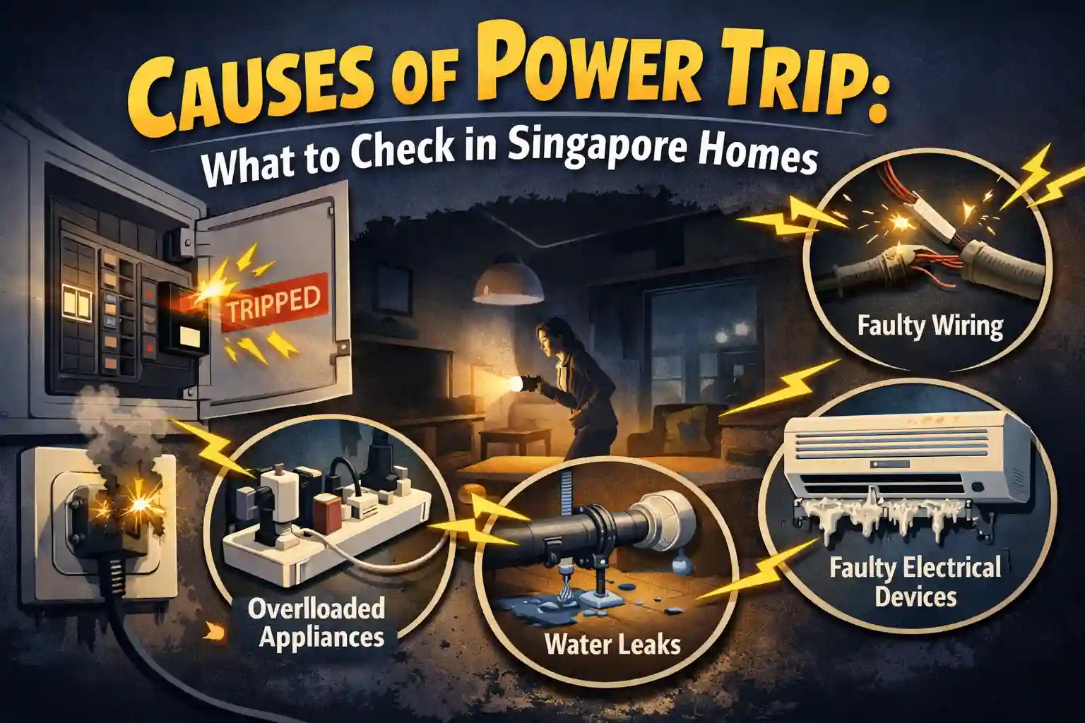 Causes of Power Trip: What to Check in Singapore Homes